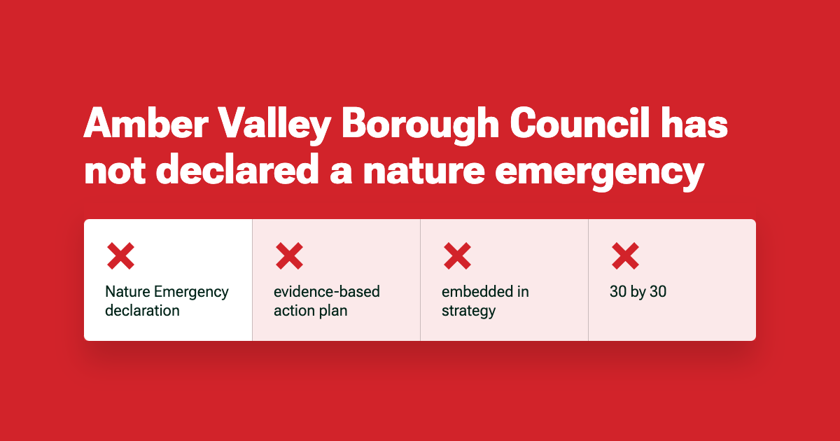 Amber Valley Borough Council | Nature Emergency