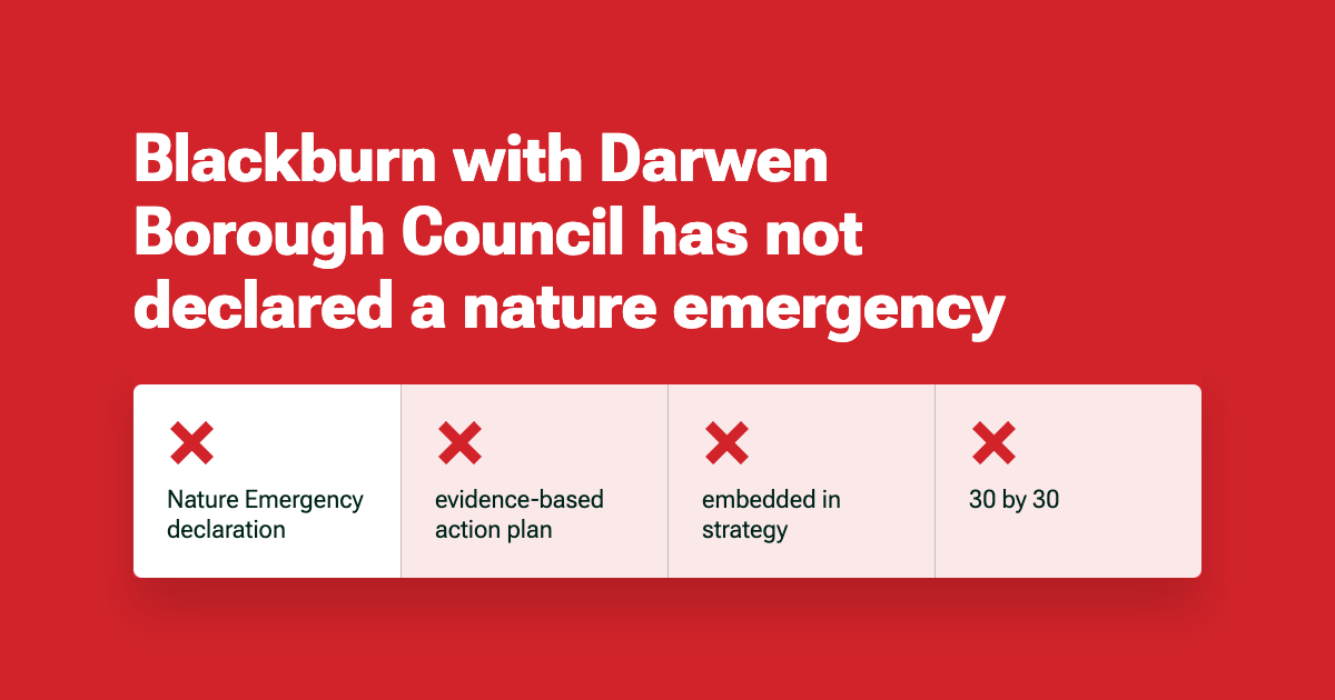 Blackburn with Darwen Borough Council | Nature Emergency