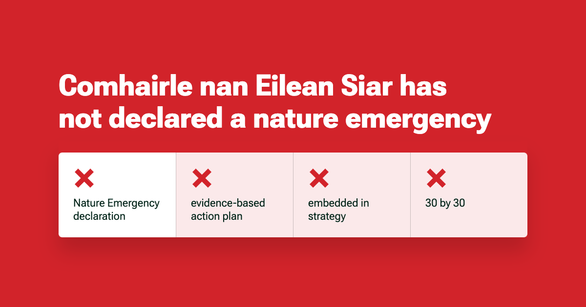 Comhairle nan Eilean Siar | Nature Emergency
