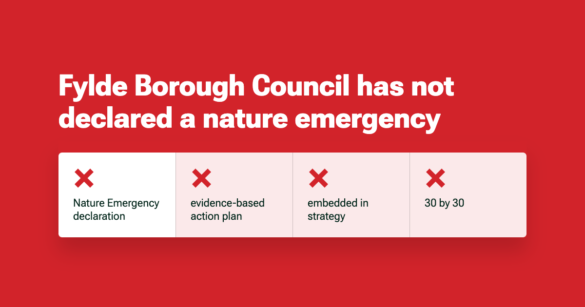 Fylde Borough Council | Nature Emergency