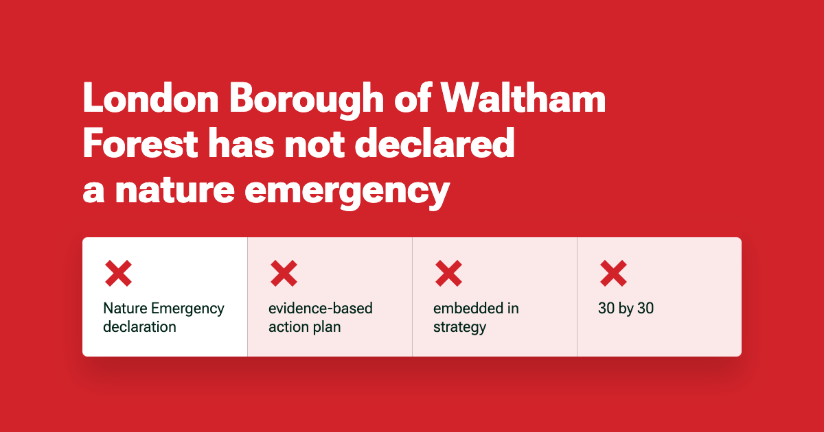 London Borough of Waltham Forest | Nature Emergency