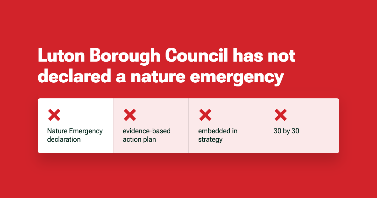 Luton Borough Council | Nature Emergency