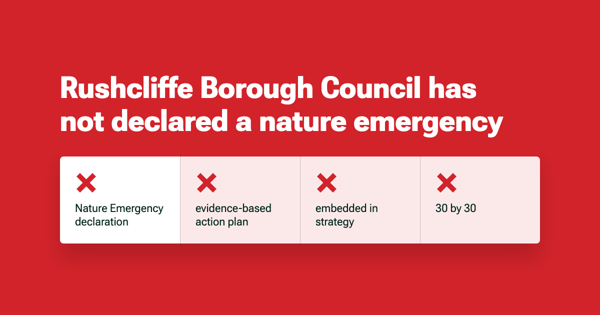 Rushcliffe Borough Council | Nature Emergency