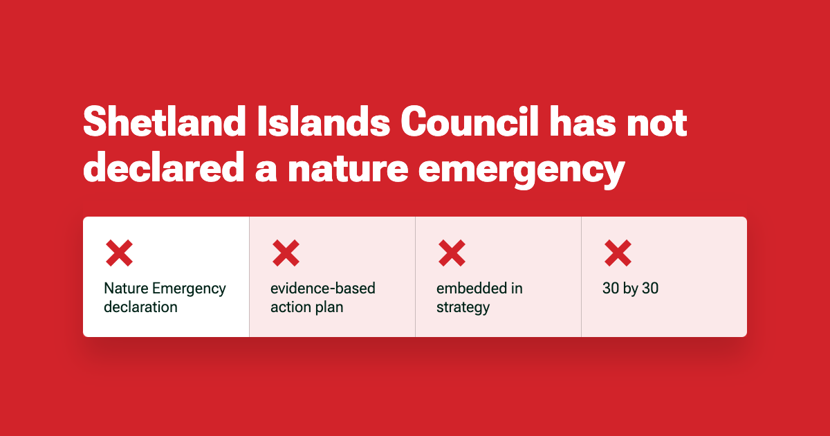 Shetland Islands Council | Nature Emergency