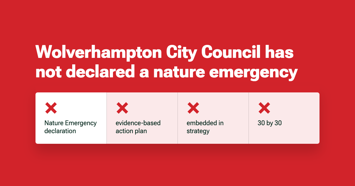 Wolverhampton City Council | Nature Emergency